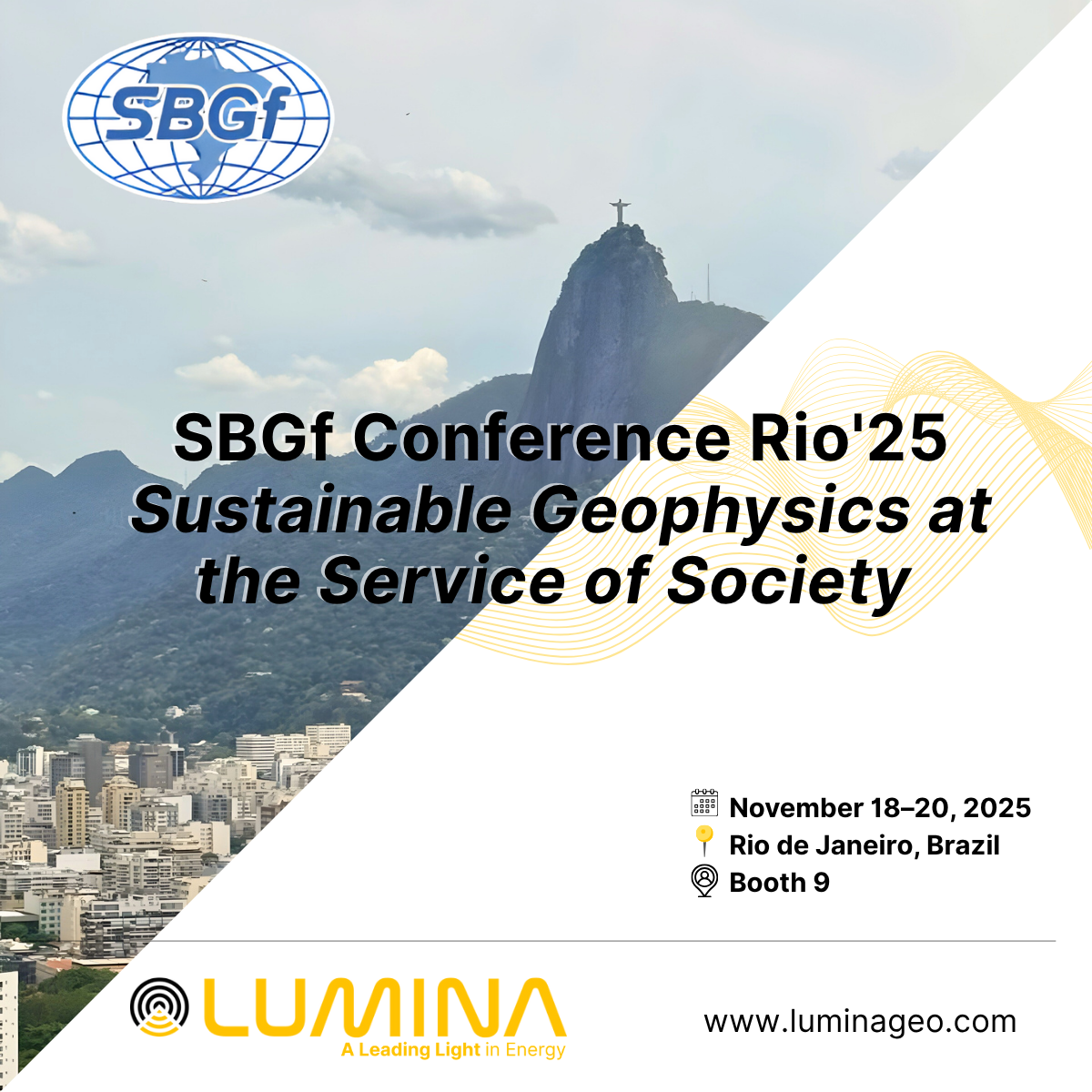 Lumina will participate in SBGF Rio 2025 - Lumina Geophysical